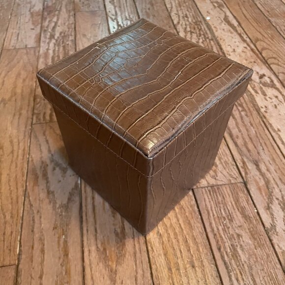 Storage & Organization | Faux Alligator Lizard Skin Vanity Storage Box ...